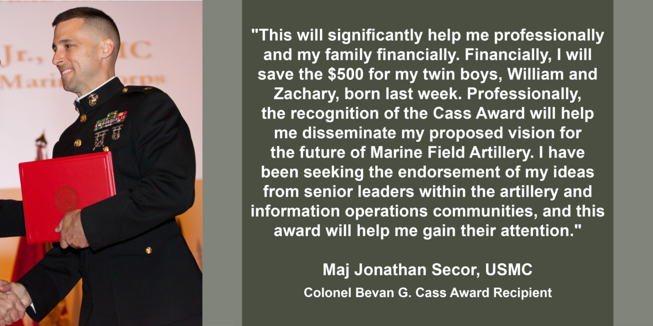 Giving Tuesday, Giving to Marines - MCA